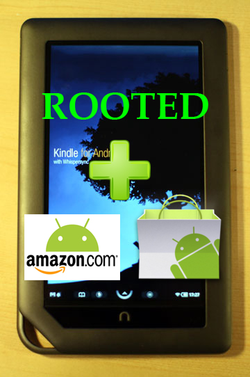 How to Root Nook Color 1.2 and Access Amazon App Store and Add Market ...