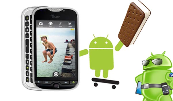 Upgrade HTCmyTouch 4G Slide AOSP Android 4.0.3 ICS ICSex Custom ROM