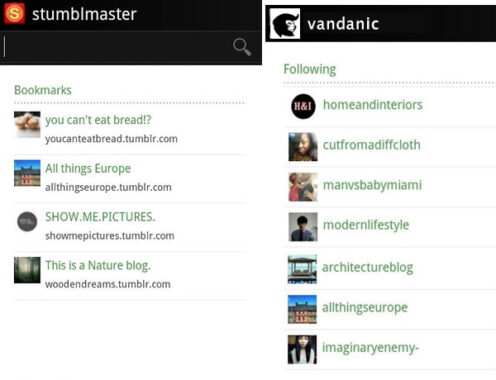 Stumblr, the Amazing Tumblr Image Viewer App!