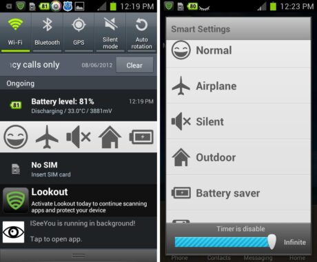 Smart Settings: Intelligent and automatic profile switcher for Android