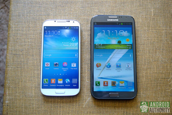 Samsung Galaxy S4 vs. Galaxy Note 2