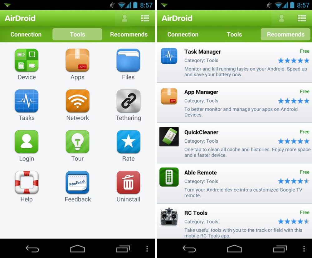 AirDroid: Control your Android device from a PC!