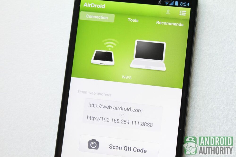 AirDroid: Control your Android device from a PC!