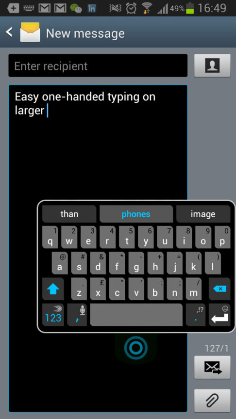 Undock, resize, or split your keyboard with Swiftkey 4.3 beta