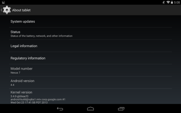 How to manually install Android 4.4 KitKat - Nexus 7 (2012/2013) WiFi ...