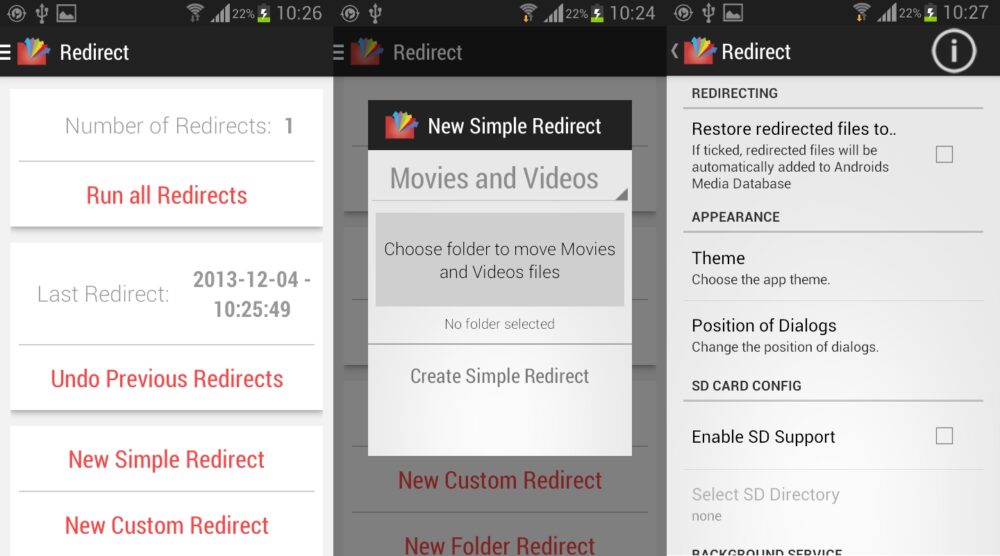 Quickly organize your storage space with Redirect File Organizer