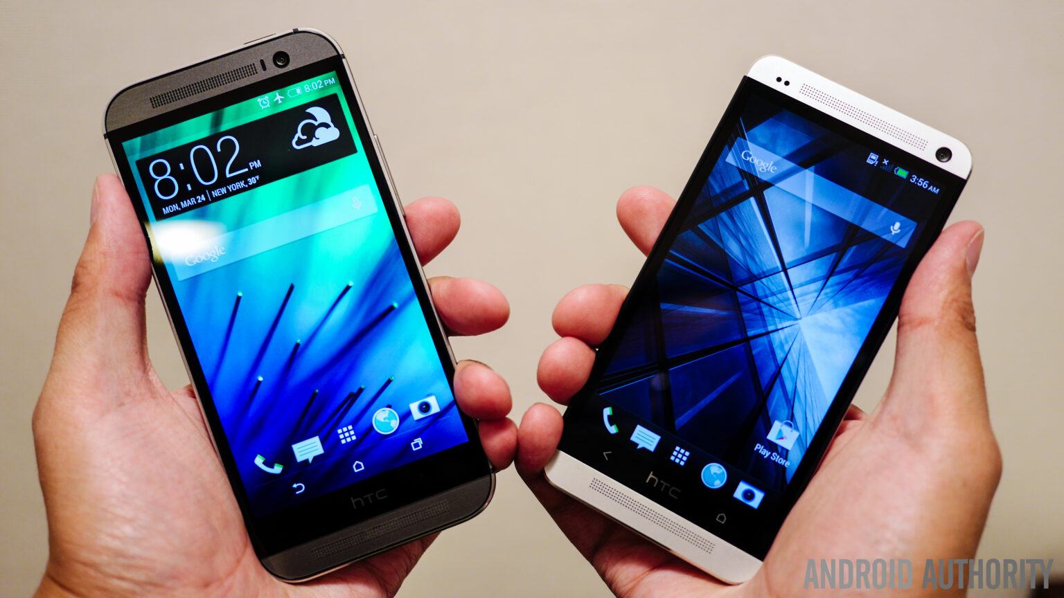 HTC One (M8) vs HTCOne (M7) quick look