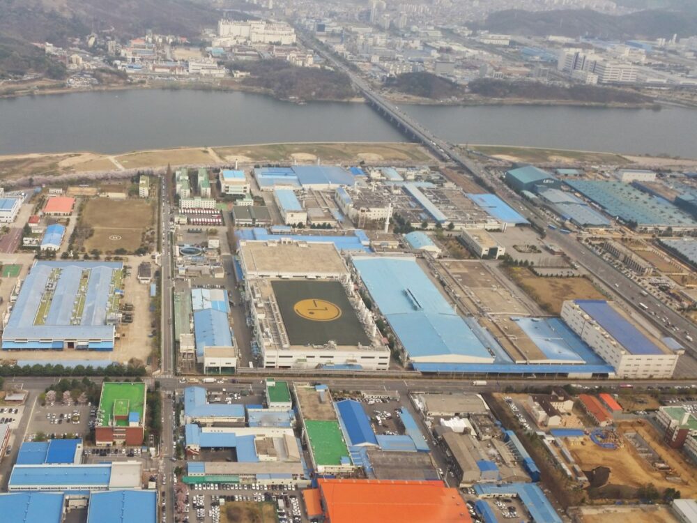 A peek inside of Samsung's mobile device factory in Gumi, South Korea