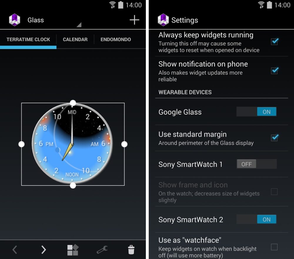 Wearable Widgets lets you push your widgets to Android Wear