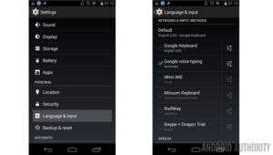 Android Customization - Choosing a default keyboard and changing its ...