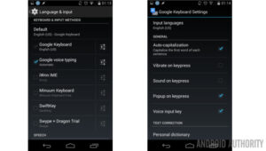 Android Customization - Choosing a default keyboard and changing its ...