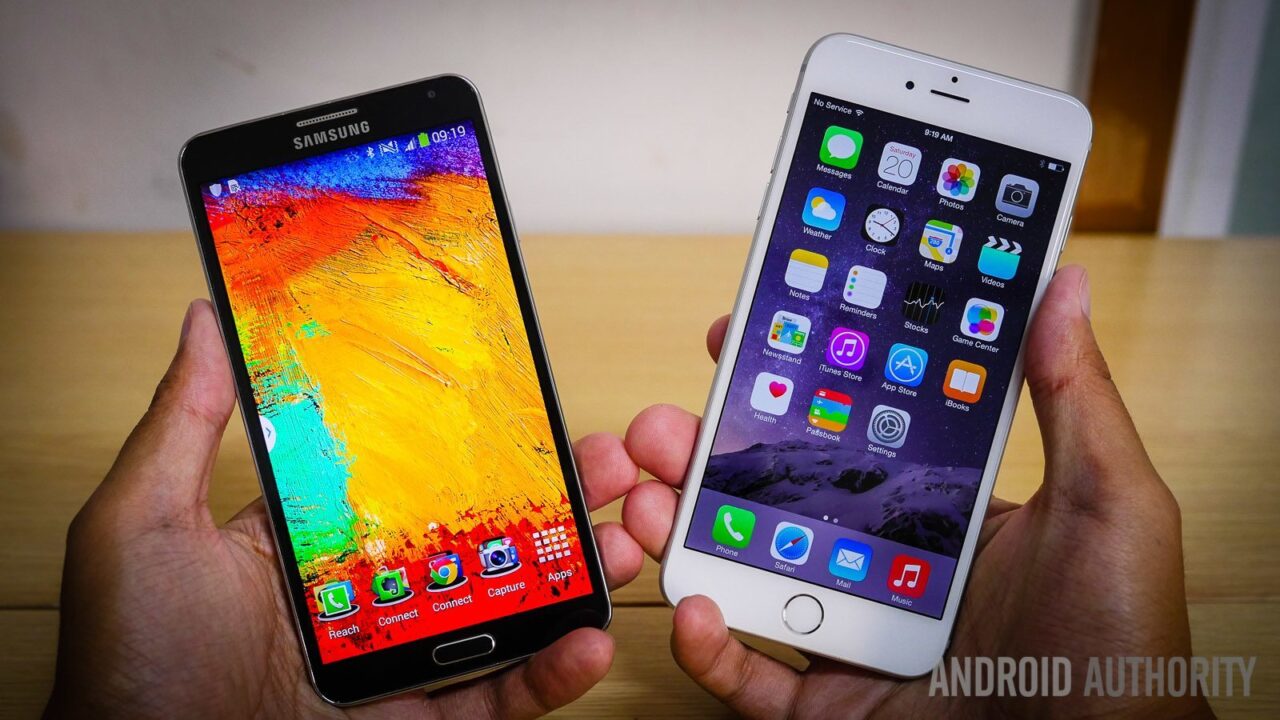 iPhone 6 Plus vs Galaxy Note 3 quick look
