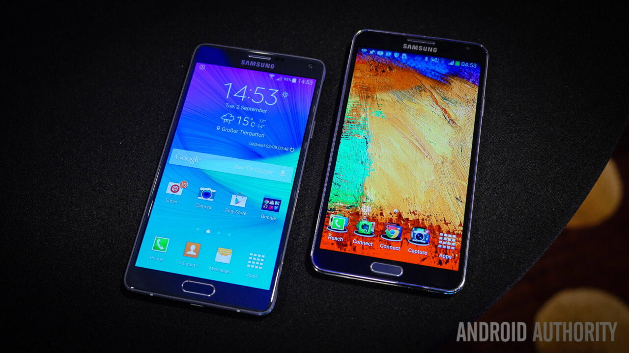 Galaxy Note 4 vs Galaxy Note 3 quick look