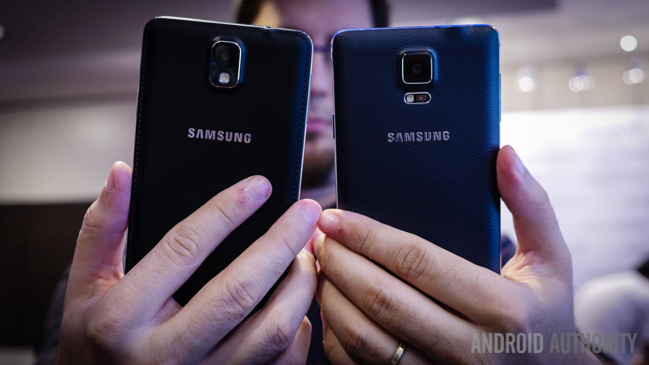 Galaxy Note 4 vs Galaxy Note 3 quick look