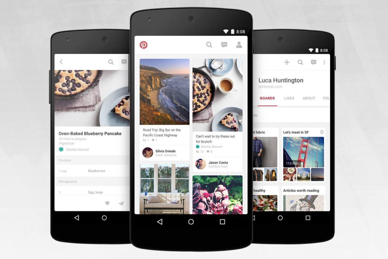 Pinterest updated with improved navigation, visual enhancements and more