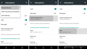 Android customization - Android Lollipop Priority mode and Interruptions settings - Android ...
