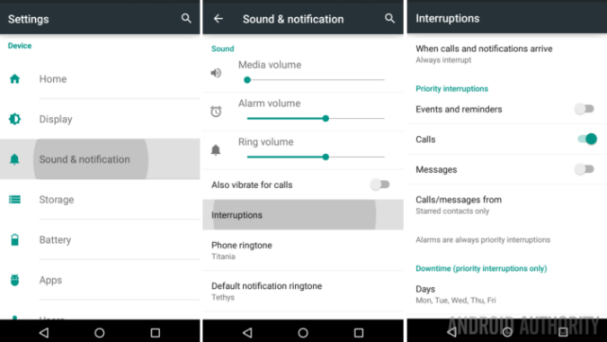 Android customization - Android Lollipop Priority mode and ...