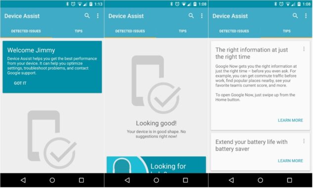 Google releases Device Assist app to help with your Nexus, Google Play ...