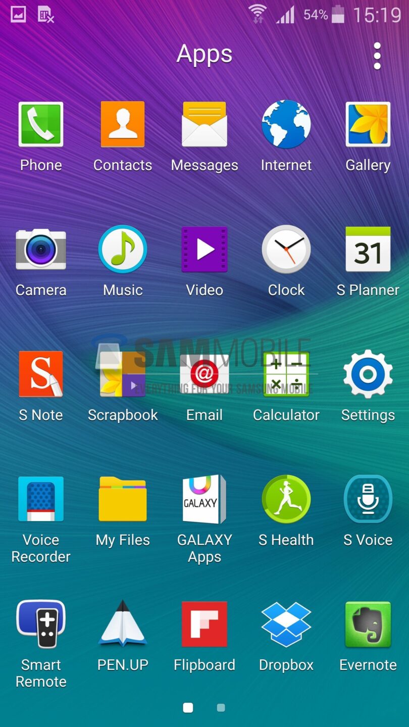 Here's a look at Android Lollipop running on the Galaxy Note 4