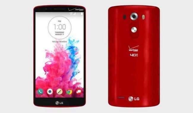 Verizon introduces a new blaze red LG G3