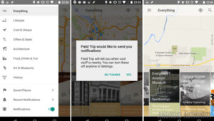 Field Trip app for Android updated with Material Design and improved ...