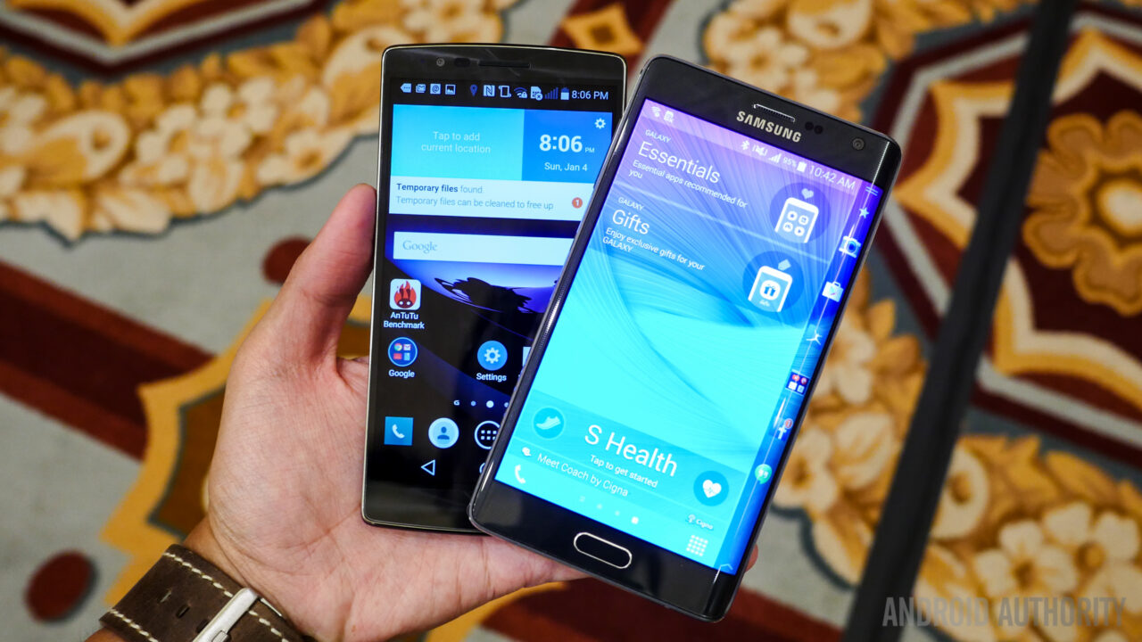LG G Flex 2 vs Samsung Galaxy Note Edge quick look