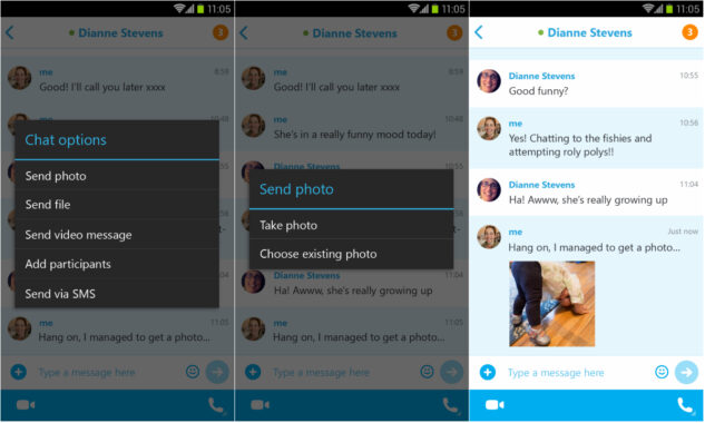 Skype for Android version 5.2 update brings photo sharing with offline ...