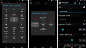Android customization - voice activated camera control using Tasker and an Android Wear ...