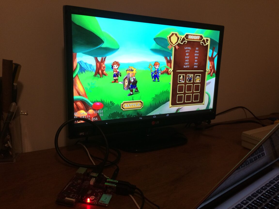 Cocos2d-x game engine ported to Android on MIPS