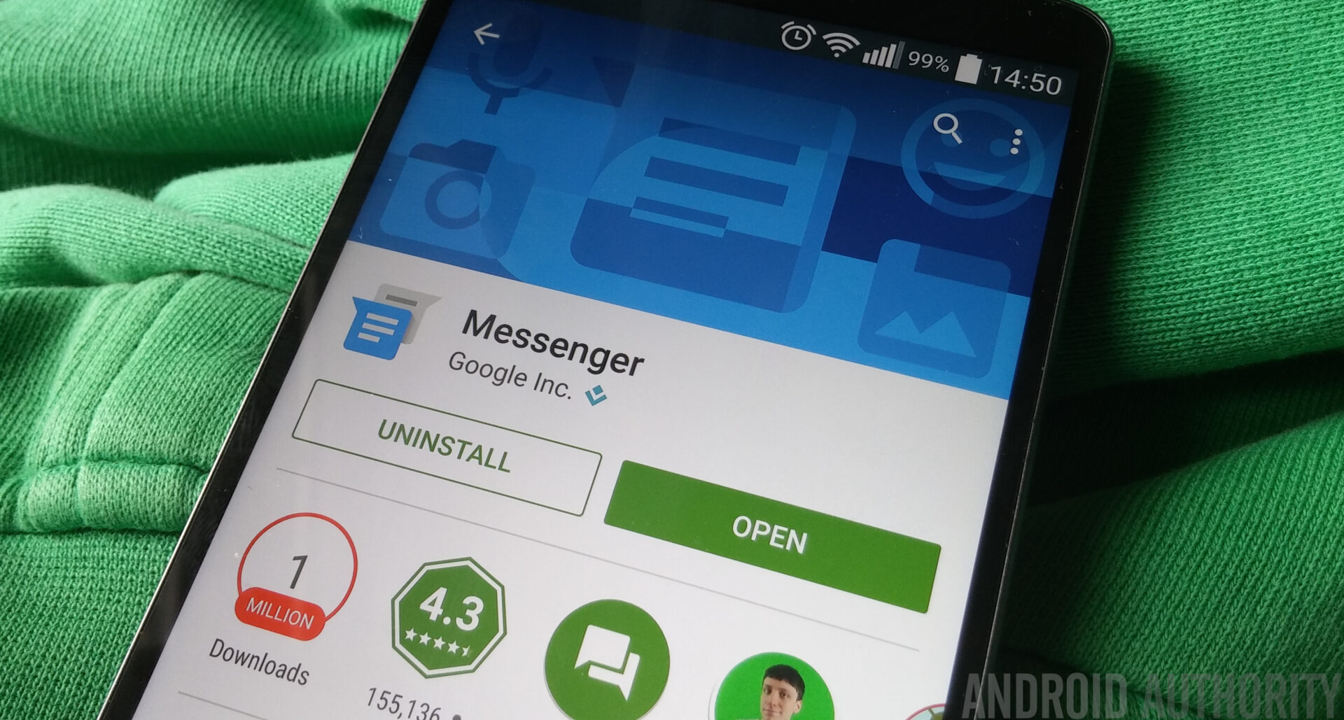 Google Messenger version 1.2 update adds GIF support