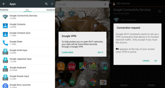 Google VPN service spotted hidden within Android 5.1