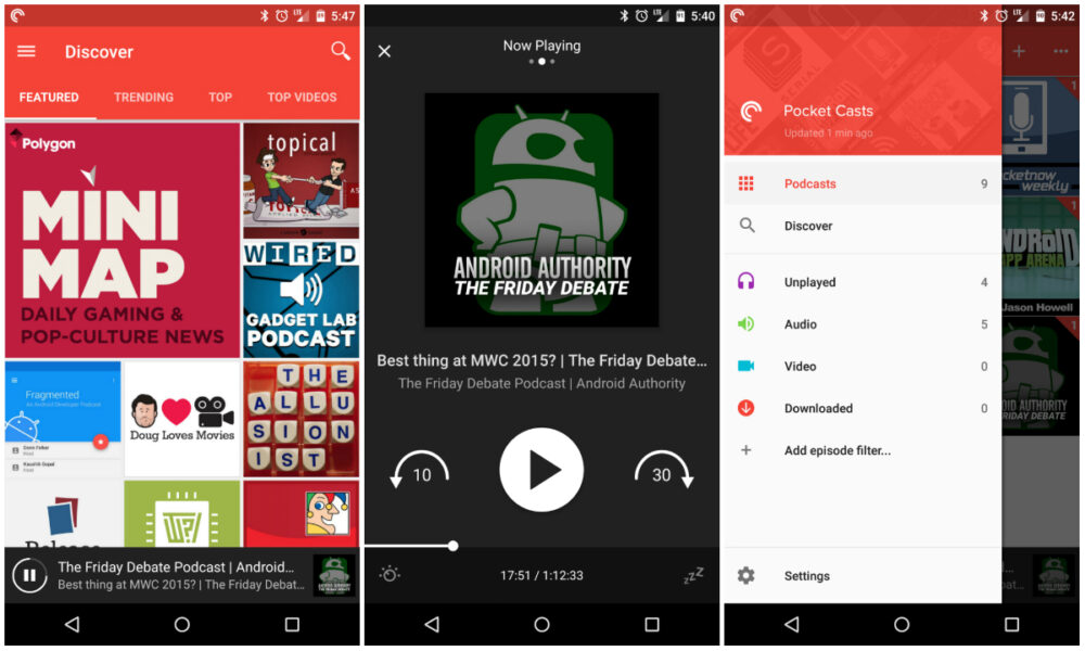 Pocket Casts gets Material Design and a ton of new features in version ...