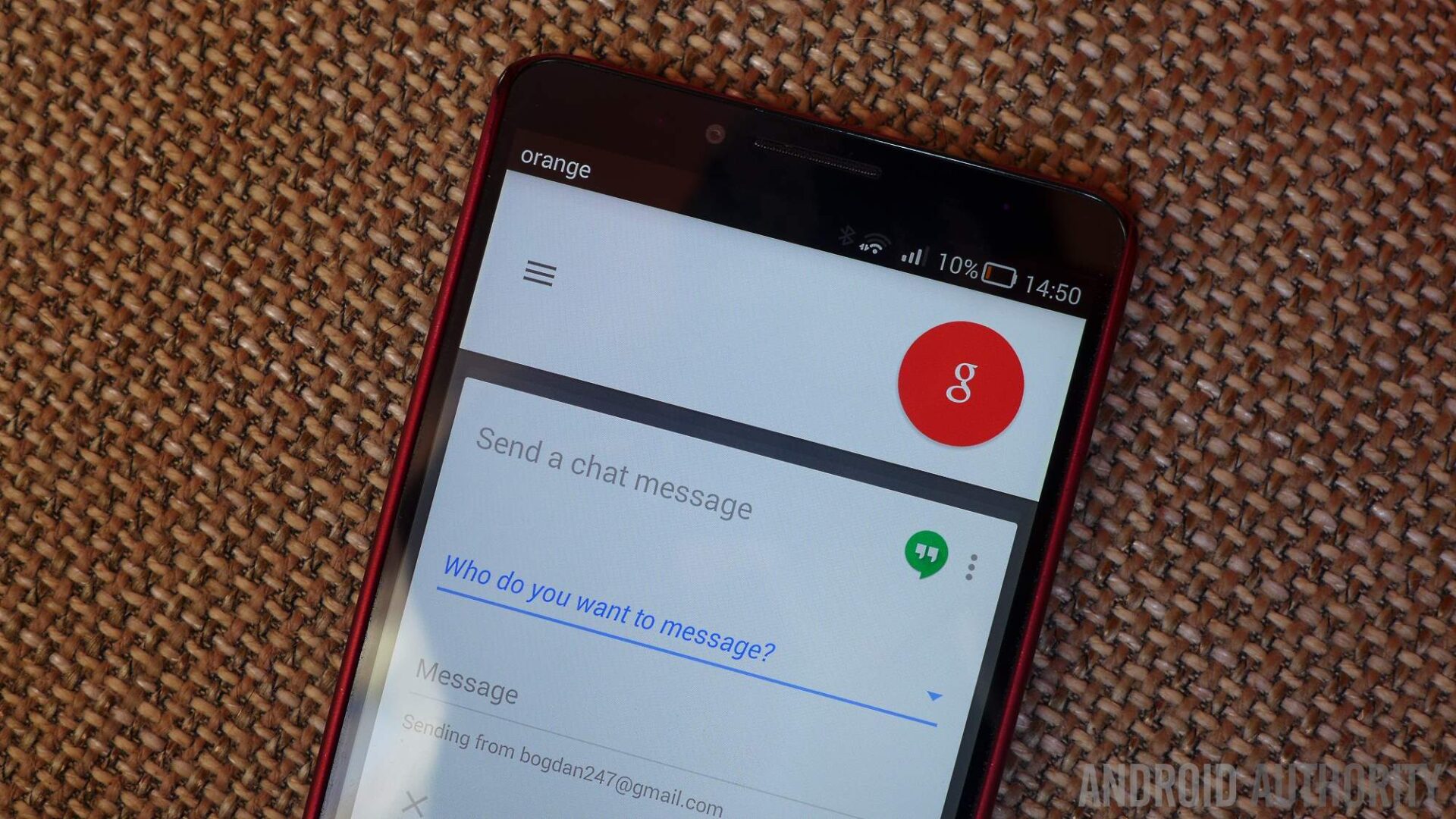 You can now use your voice to send a Hangouts message from Google Now