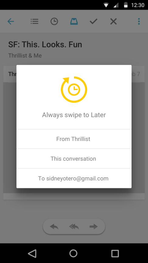 Mailbox for Android version 2.0.1 update brings a Material Design refresh
