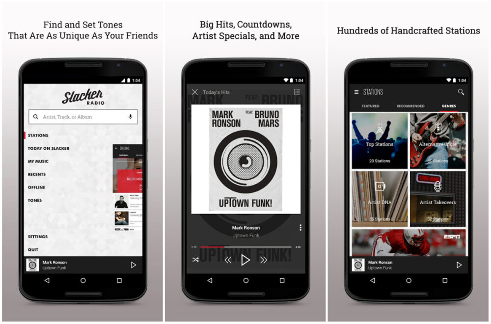 Slacker Radio for Android gets a redesigned interface in new update