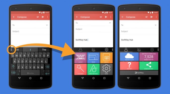 Latest SwiftKey beta update brings new 'SwiftKey Hub' menu and small UI ...