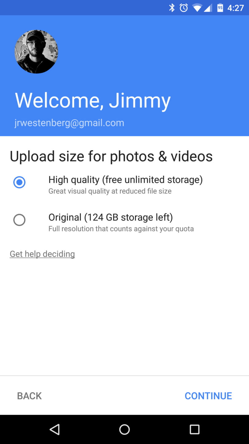 A quick look at the new Google Photos app