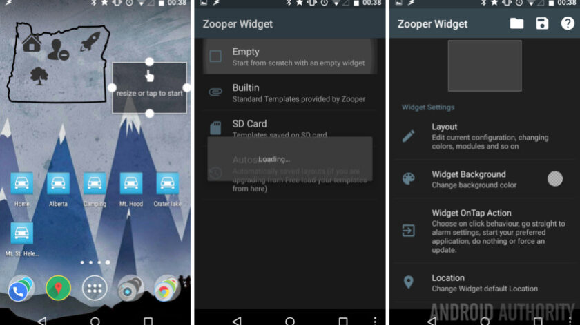 Customized one-click Maps navigation using Zooper Widget - Android customization - Android Authority