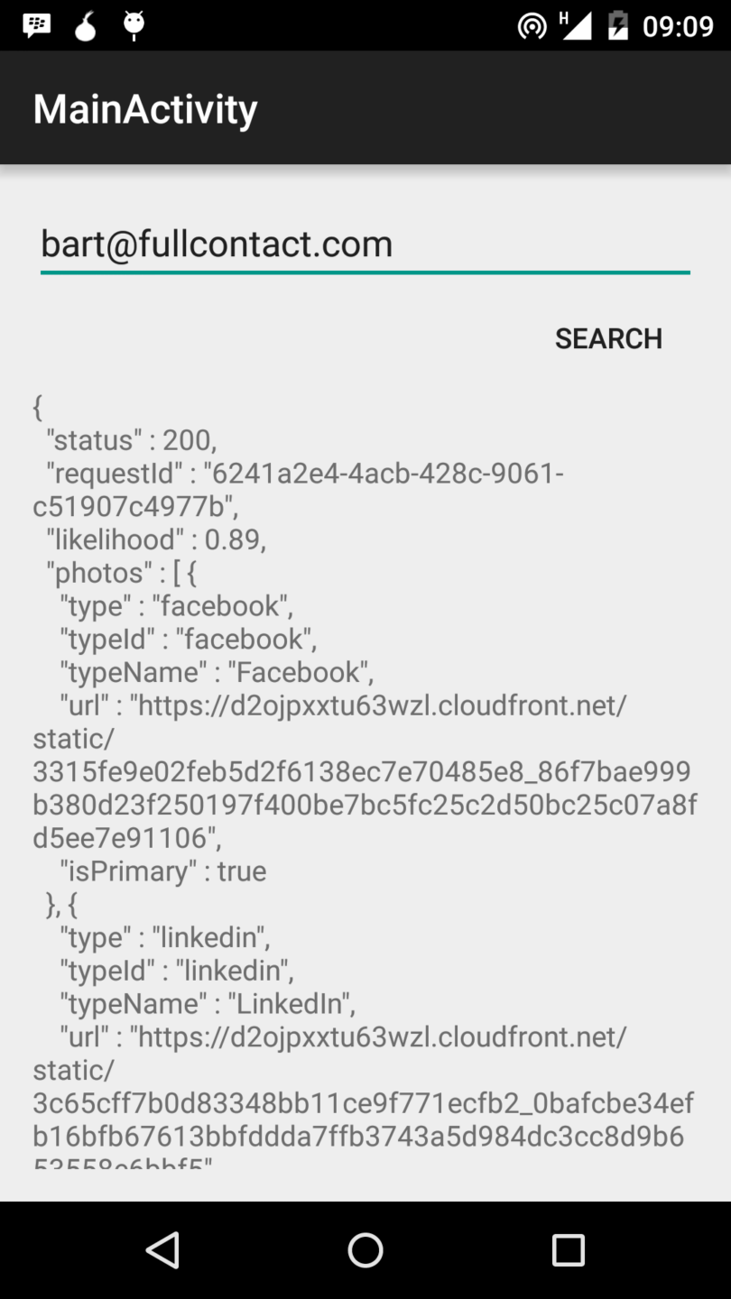 How to use a web API from your Android app