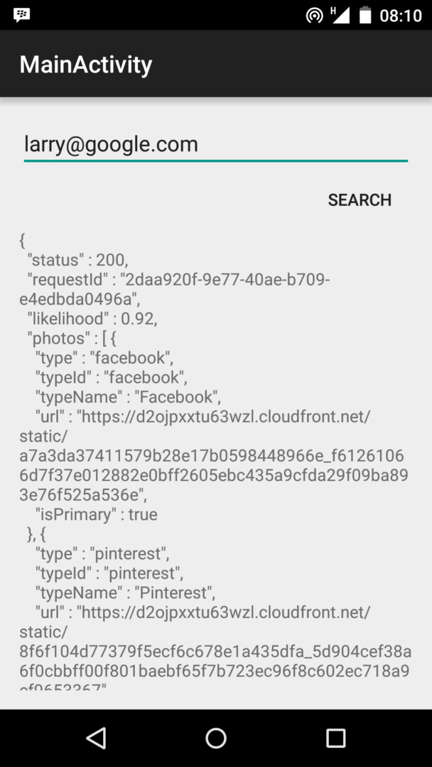 How to use a web API from your Android app