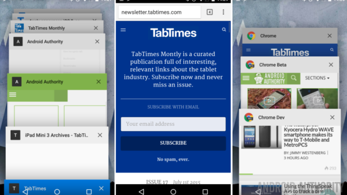 How to re-enable Chrome tabs on Lollipop - Android customization ...