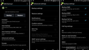 Backup your SMS, MMS and call log automatically - Android customization ...