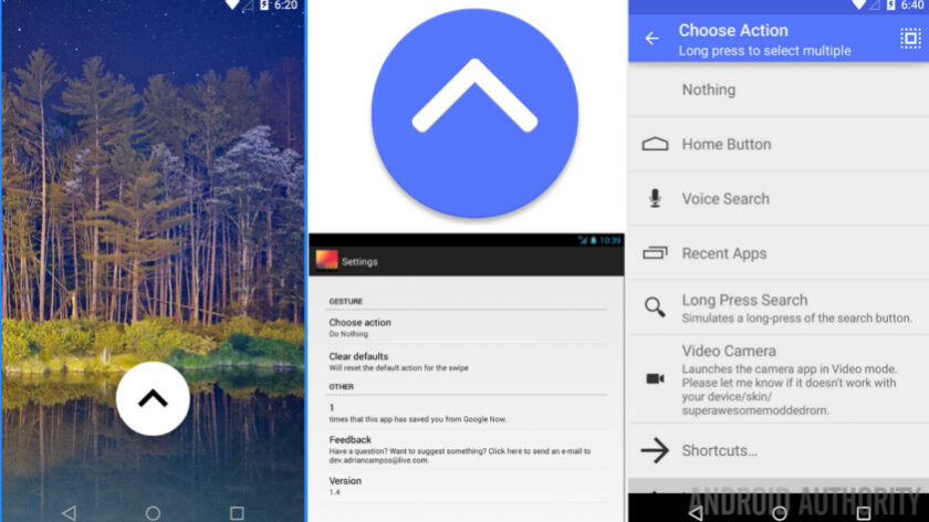 Don't like Google Now? Change the swipe up gesture to something new ...