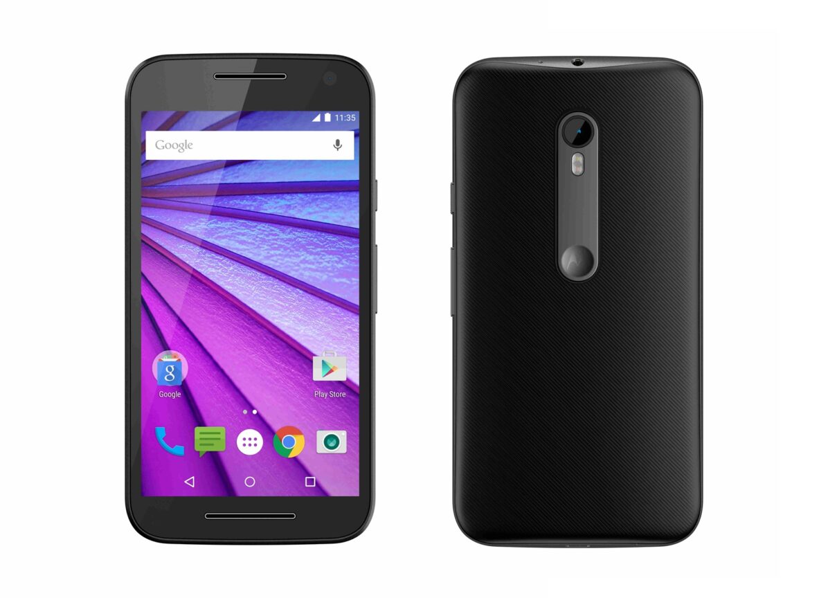Moto G 3rd Gen. press images and specs listed on Swiss retailer site
