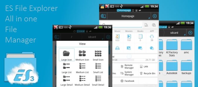 ES File Explorer updated with Material Design UI