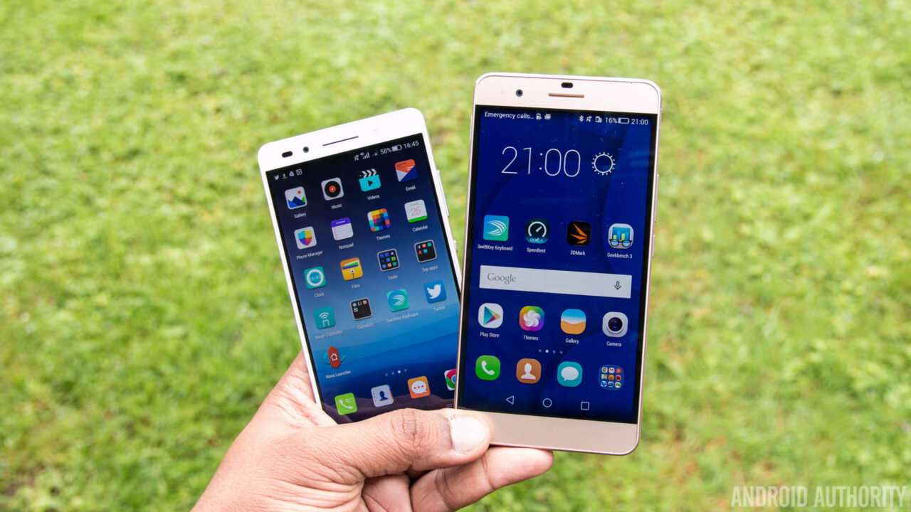 HUAWEI HONOR 7 vs HONOR 6 Plus