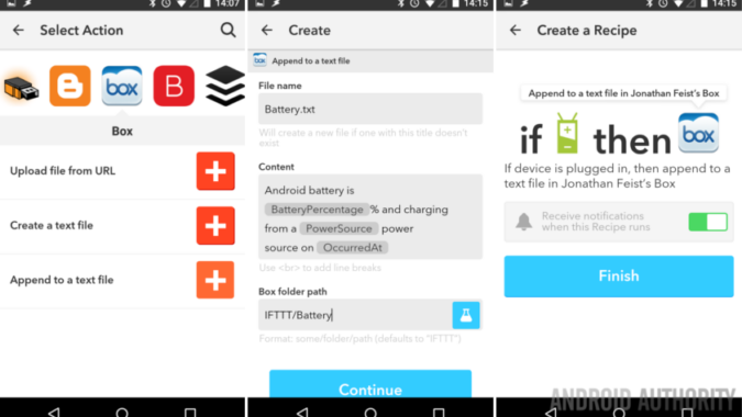 How to create a basic battery log using IF and Box - Android ...