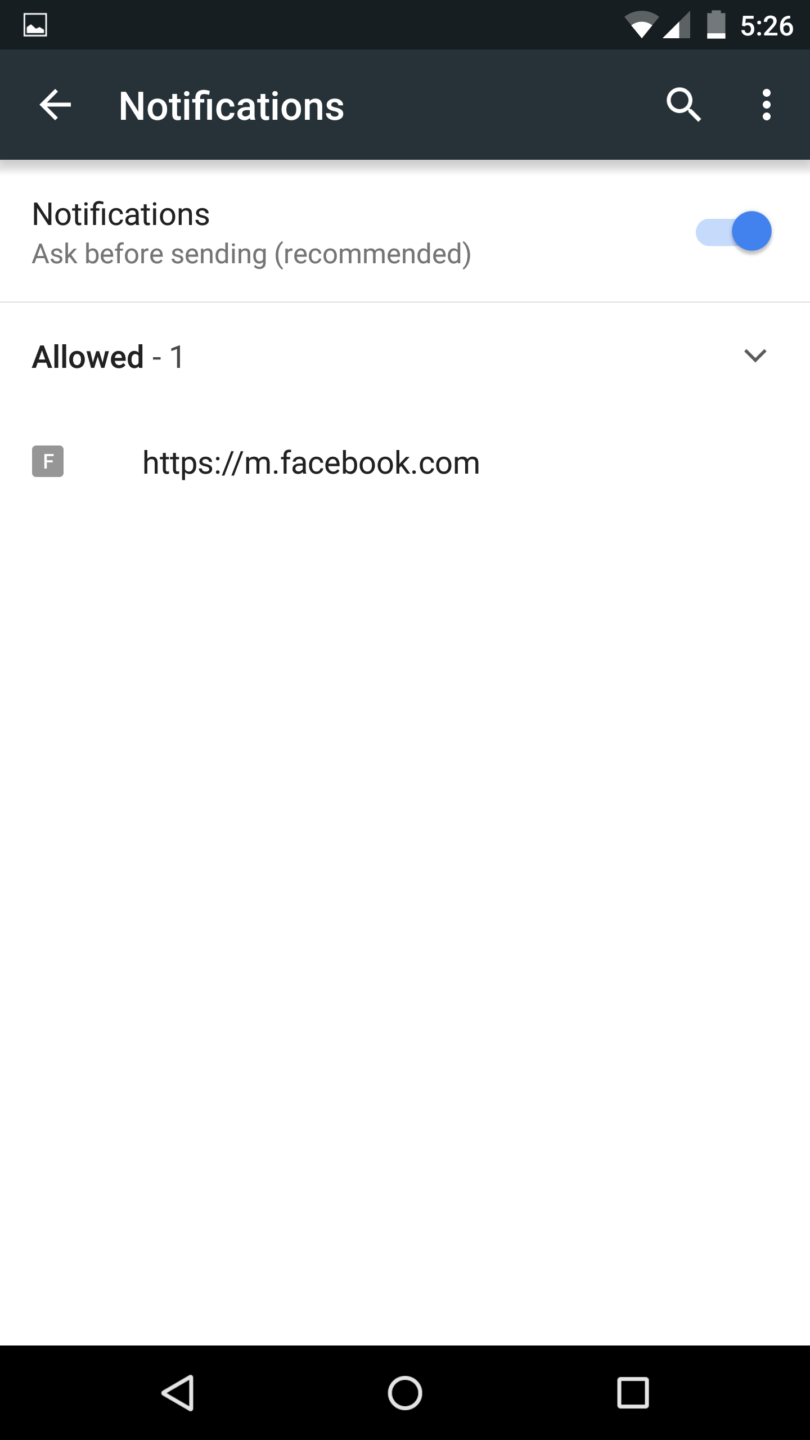 Facebook push notifications now available via Chrome, no official app ...