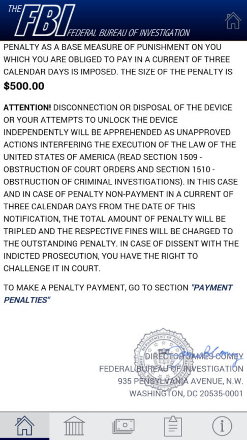 Robust Android ransomware spreading across American devices