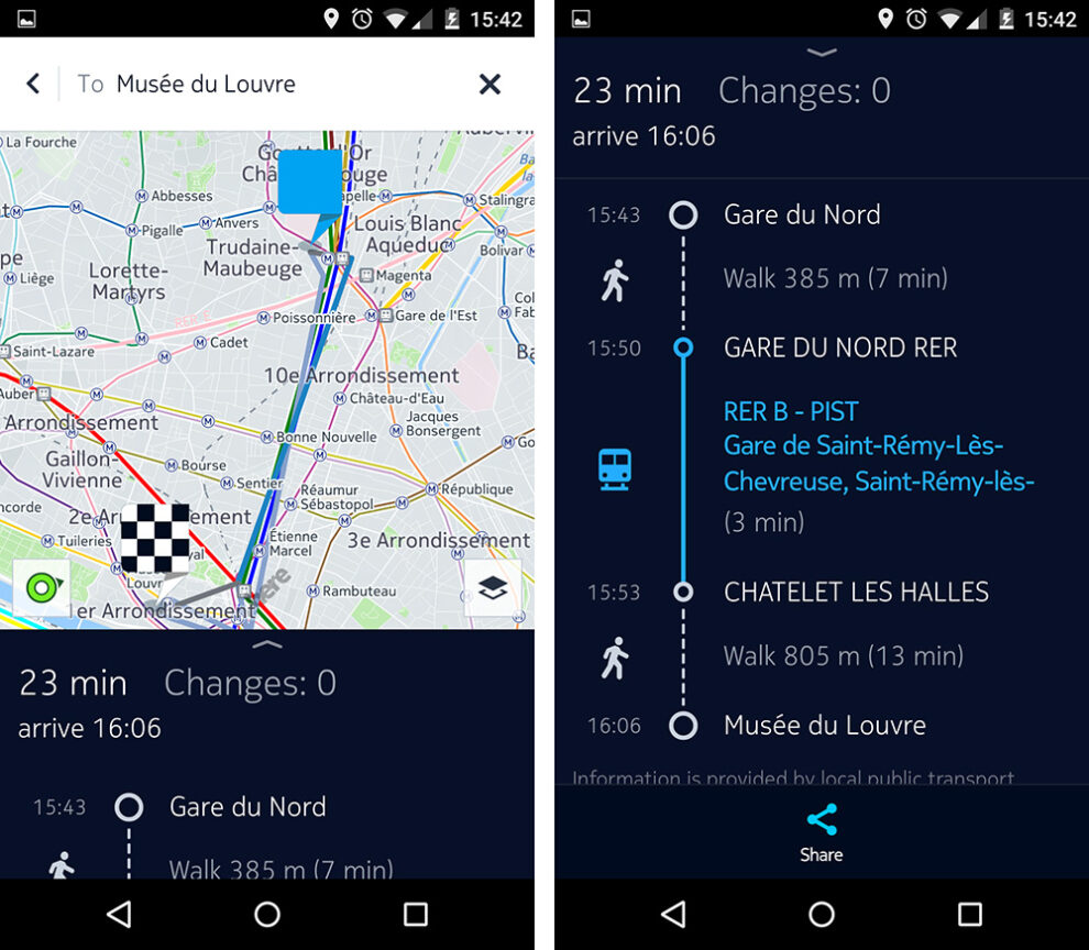 Here Maps for Android Beta rolls out the ability to share your route